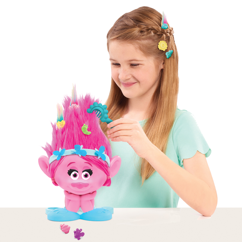 Trolls True Colours Poppy Styling Cabeza - Shopmami